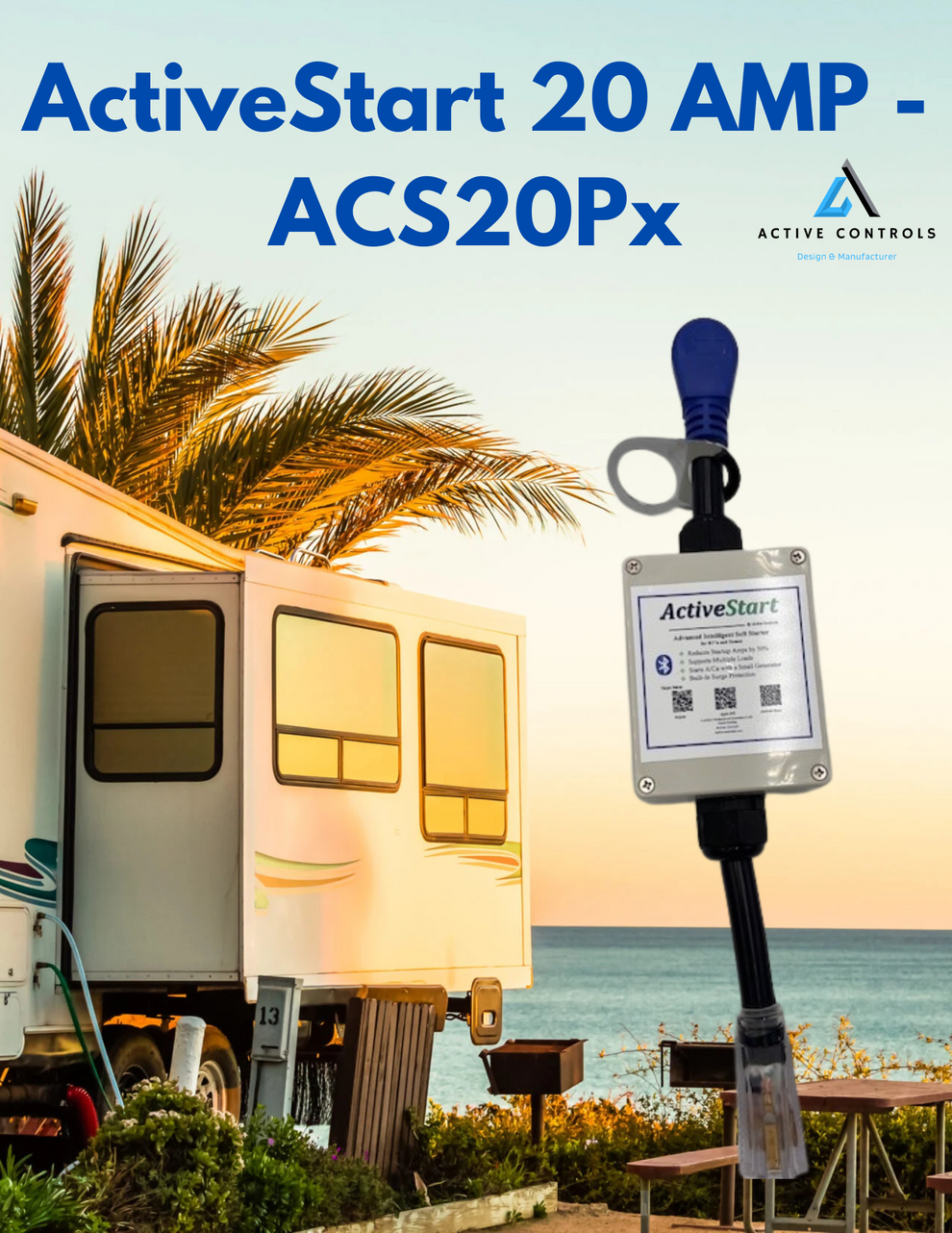 TWO (2) ActiveStart SoftStart 20 AMP Straight Plug Bundle Pack! Two AC – Active Controls, LLC